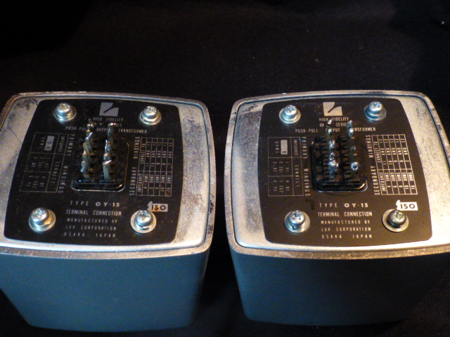 Lux OY-15-5K Output Transformers ￥44,000/Pair – WEC5 商品紹介（Picture Items）