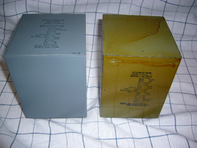 UTC Power Transformers ￥55,000/Pair – WEC5 商品紹介（Picture Items）