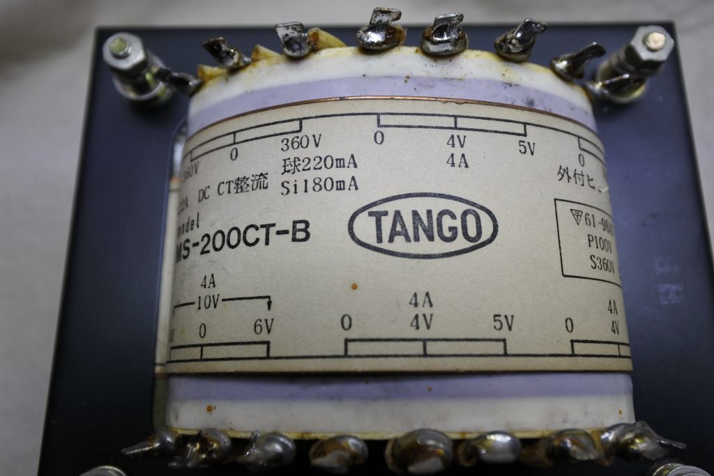 Tango MS-200CT-B Power transformer ￥55,000/Pair – WEC5 商品紹介（Picture Items）