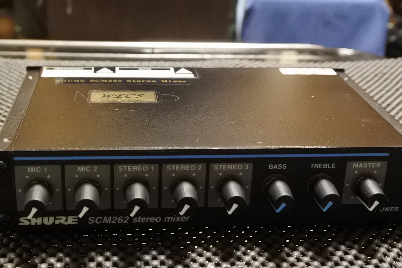 Shure SCM262 Stereo Mixer ￥Sold out!! – WEC5 商品紹介（Picture Items）